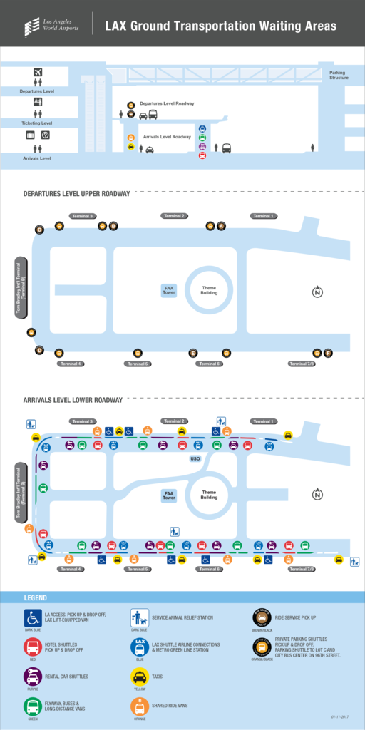 美國航空國內線 洛杉磯LAX-西雅圖SEA 洛杉磯國際機場轉機經驗、機場航廈交通 @AJ的旅行地圖