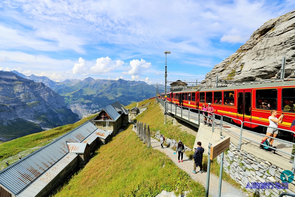 瑞士旅遊 少女峰美食 艾格峰景觀餐廳 Restaurant Eigergletscher @AJ的旅行地圖